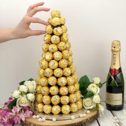 Wedding Centrepeice , decorated with Italian Ferrero Rocher - Sweet ...