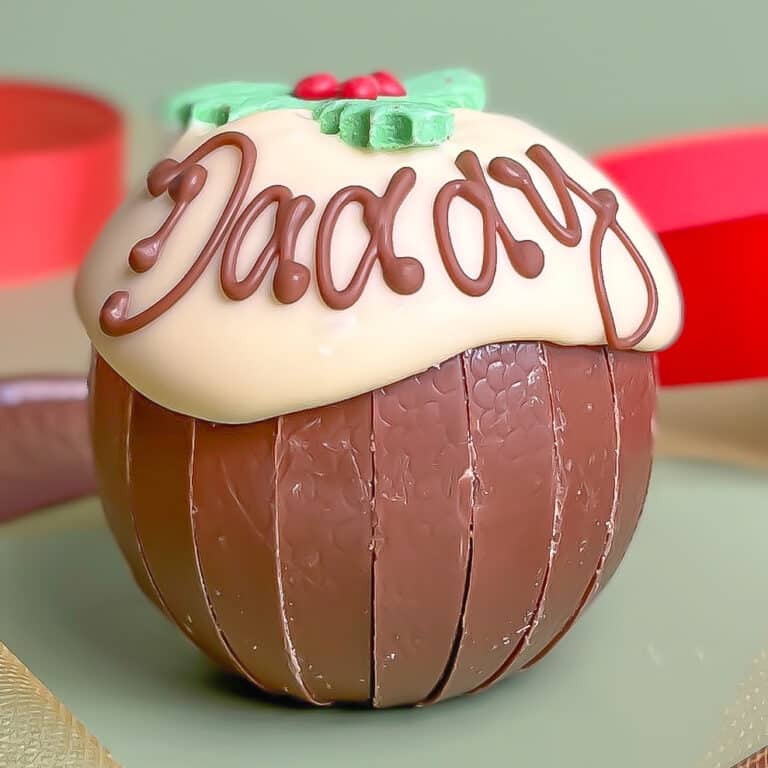 Terry's Chocolate Orange - Handmade Christmas Pudding Shaped Gift