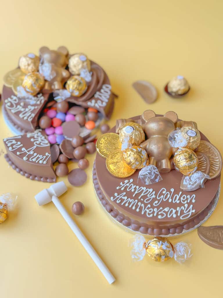 Mini Gold Smash Cake | Sweet Tree By Browns