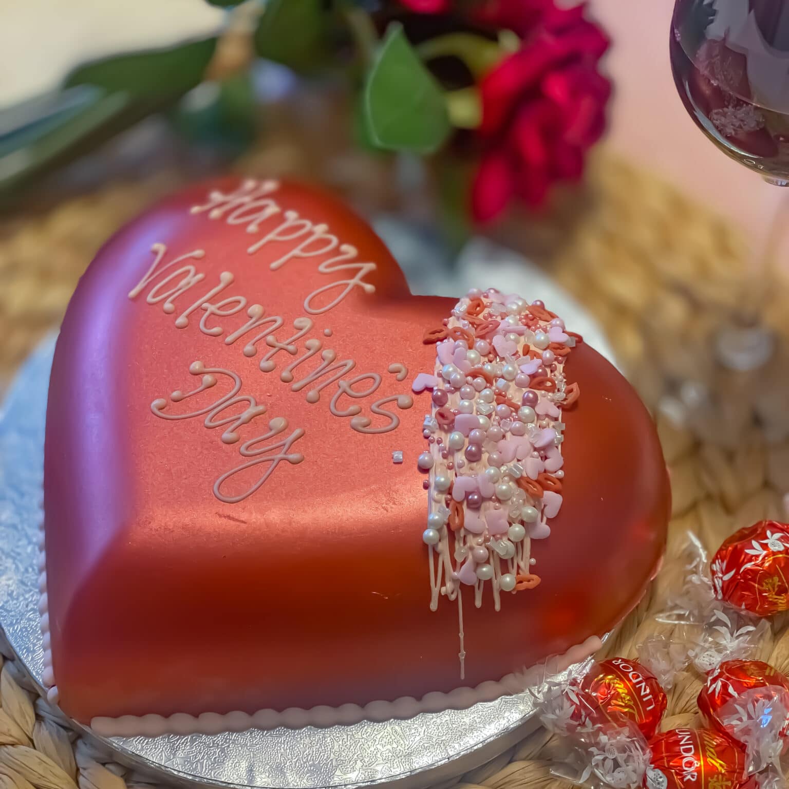 Large Red Lustre Smash Heart | Sweet Tree By Browns