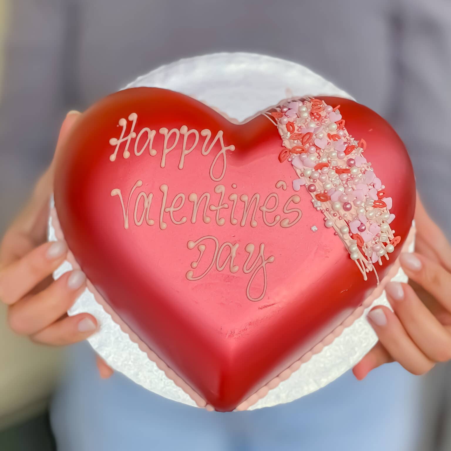 Large Red Lustre Smash Heart | Sweet Tree By Browns