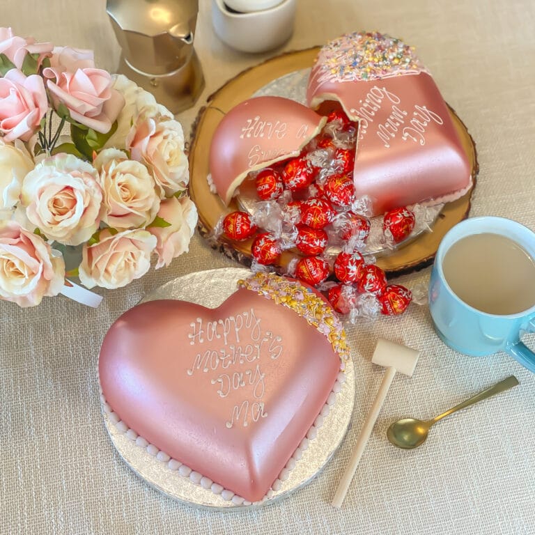 Large Pink Lustre Smash Heart | Sweet Tree By Browns